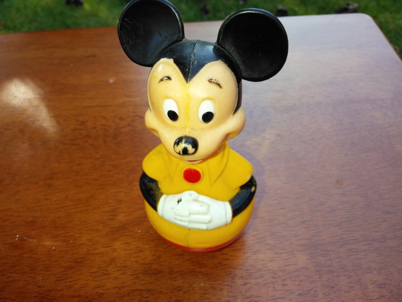 Vintage Mickey Mouse Rolly Polly Toy Vintage Mickey Mouse - Etsy