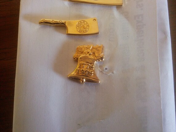 Vintage Meat Cutters Pins - Butcher Badge - Butcher C… - Gem