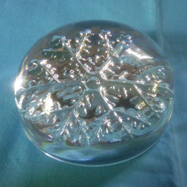 Clear Glass Paperweight - Etsy