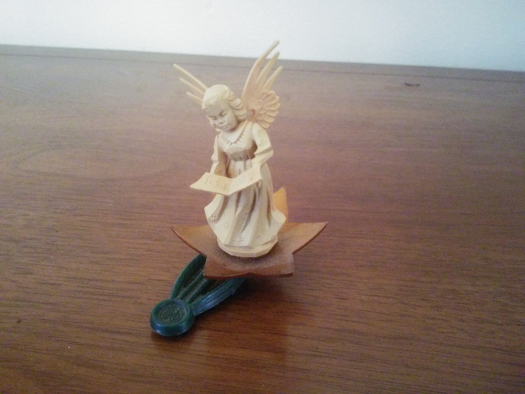 Vintage Plastic Angel Clip Ornament - Vintage Angel Ornament - Vintage ...
