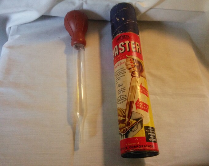 Vintage Pyrex Glass Baster - Baster - Turkey Baster Artbeck - Hand Pump ...