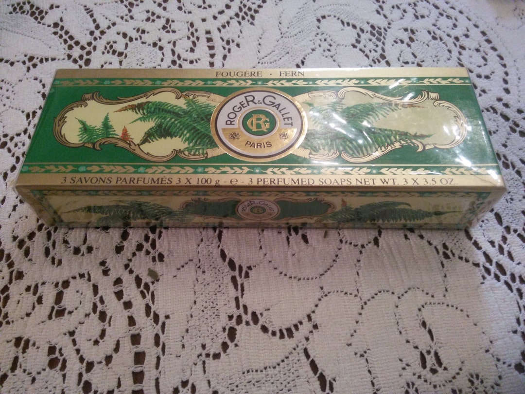 Vintage Roger & Gallet Perfumed Soaps Roger and Gallet Paris Soaps Fern Roger and Gallet Fern ...