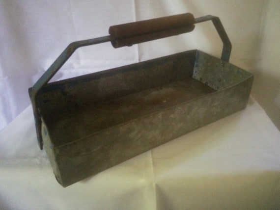 Vintage Tool Tray Vintage Galvanized Tool Tray Tool - Etsy