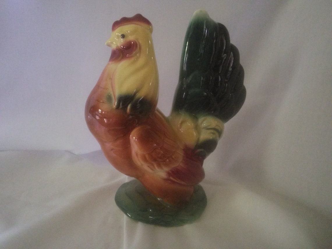 Vintage Rooster Statue Rooster Decor Rooster Figurine | Etsy