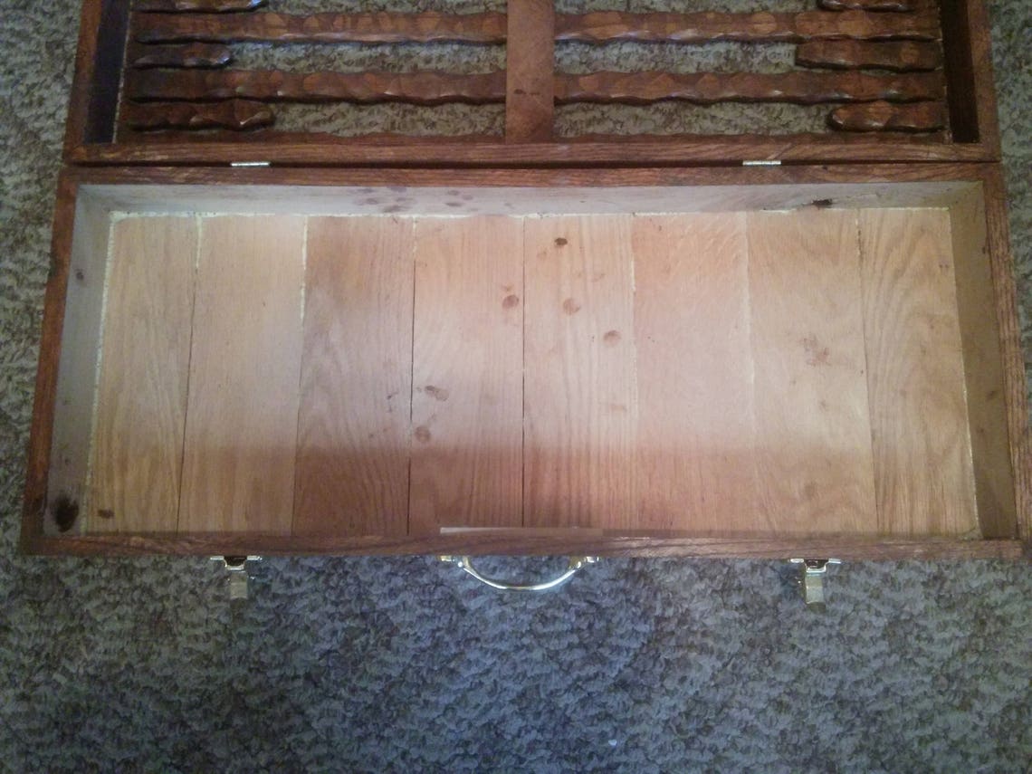 Vintage Wood Storage Box Board Game Storage Vintage - Etsy