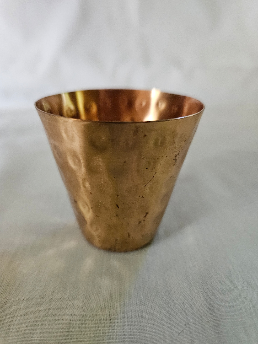 Vintage Copper Shot Glass - Shot Glass - Metal Shot Glass - Copper ...