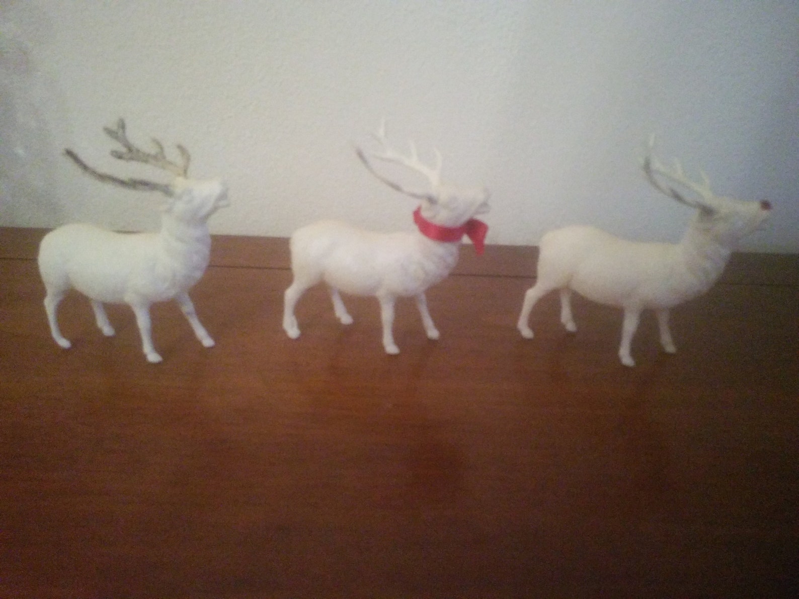 Vintage Set of Three Celluloid Deer Set Vintage Plastic Deer | Etsy