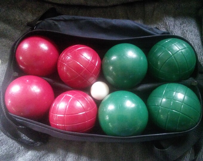 Vintage Classic Sport 222 Bocce Ball Set Vintage Bocce Ball Lawn Game ...