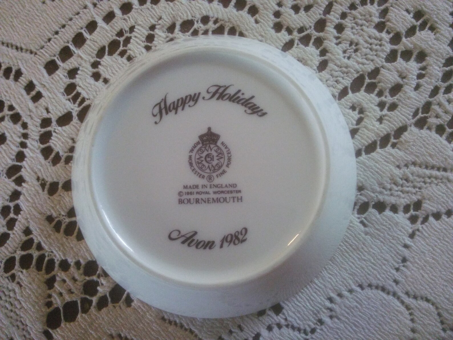 1982 Avon Dish Floral Avon Dish Nut Dish Trinket Dish | Etsy