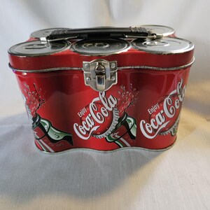 Vintage Advertising - Small Coca Cola Lunch Box - Small Lunch Box ...