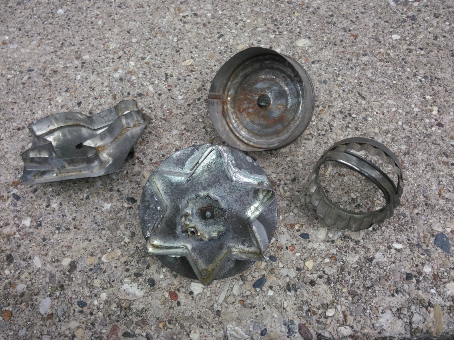 Vintage Set of Four Handmade Cookie Cutters Early 1900's - Etsy