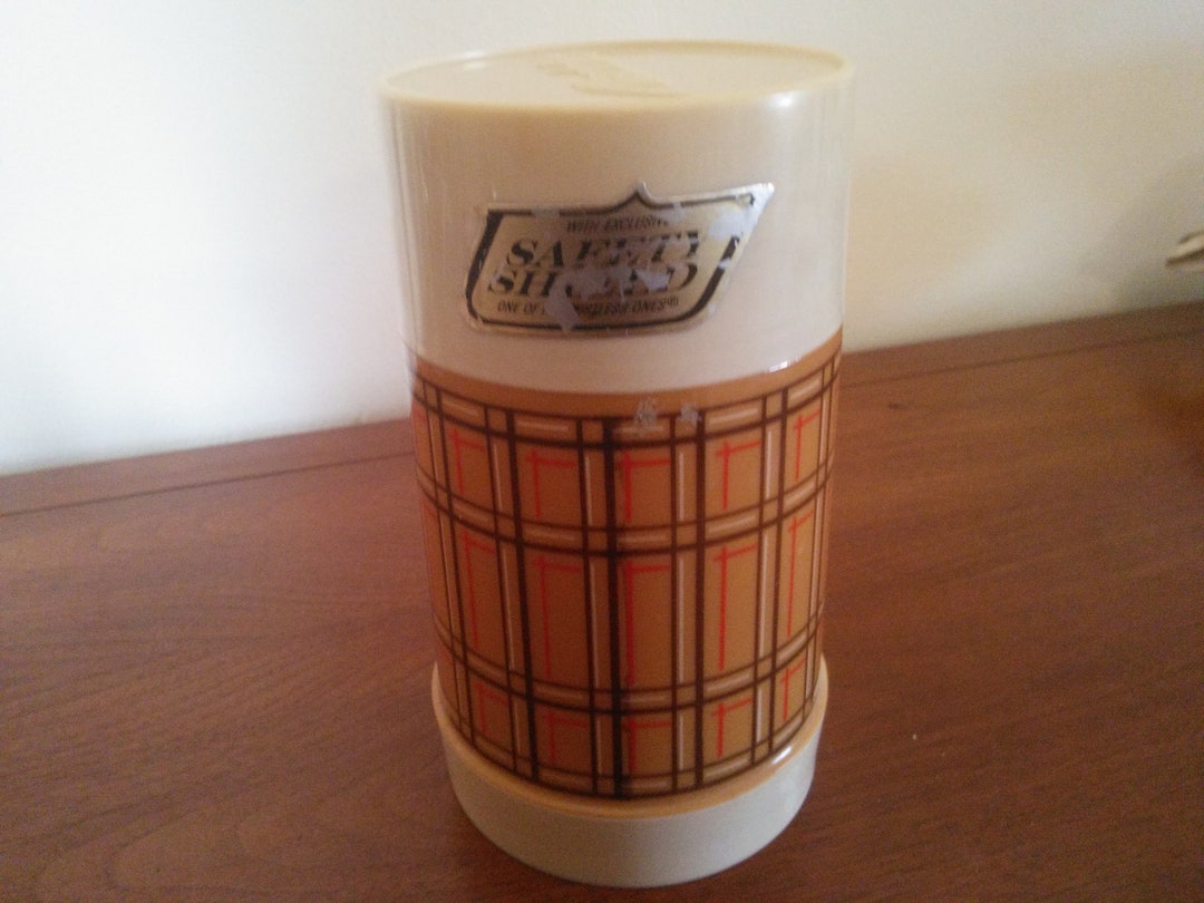 Vintage Plaid Thermos - Plaid Thermos by Aladdin - Vintage Camping ...