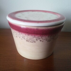 Vintage Grease Container - Grease Container and Bowl Set - Grease ...