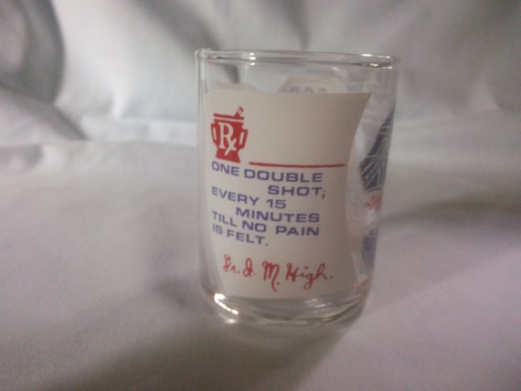 Vintage Soo Locks Shot Glass Souvenir Shot Glass Rx | Etsy
