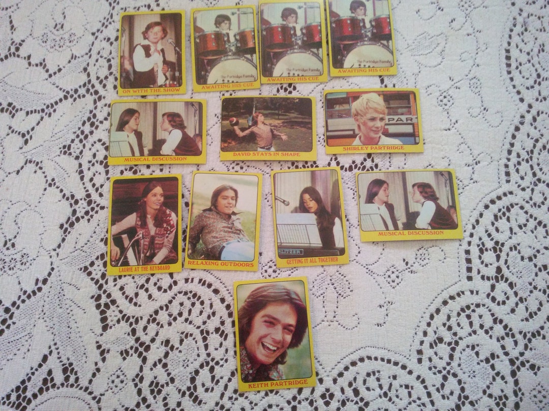 Vintage Partridge Family Trading Cards - Memorabilia - Trading Cards ...