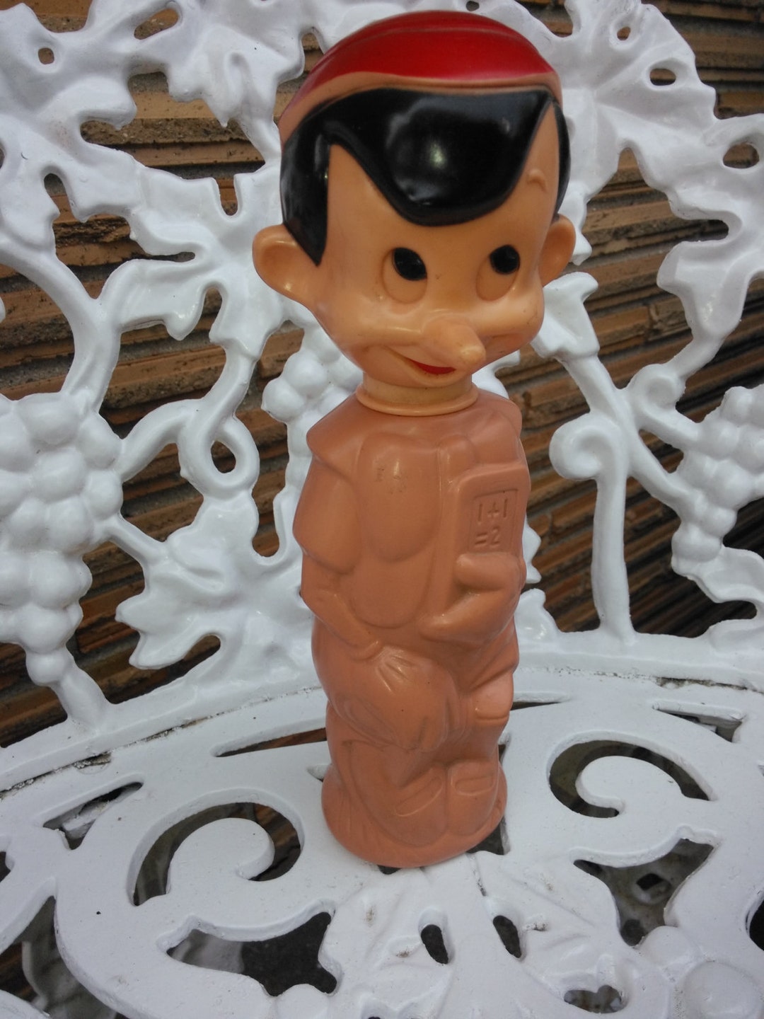 Vintage Pinocchio Bottle - Vintage Pinocchio - Pinocchio Bottle - Soaky ...