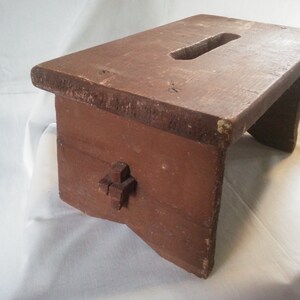Vintage Primitive Wood Step Stool Wood Step Stool Step Stool Stool Step ...