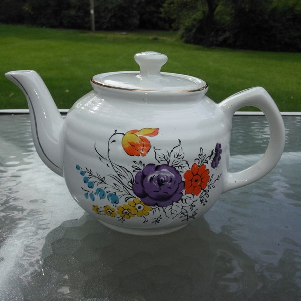 Stoneware Teapot - Etsy