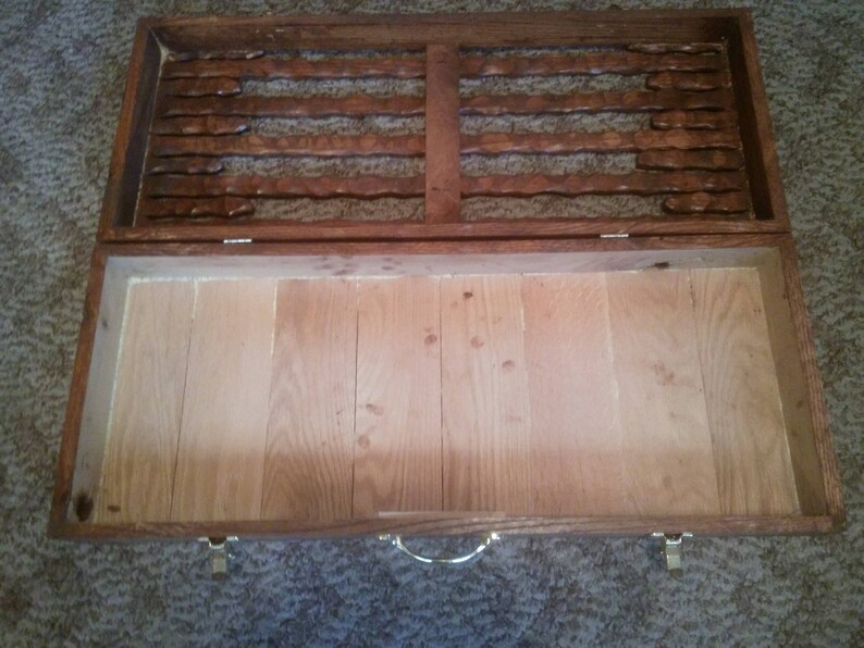 Vintage Wood Storage Box Board Game Storage Vintage - Etsy