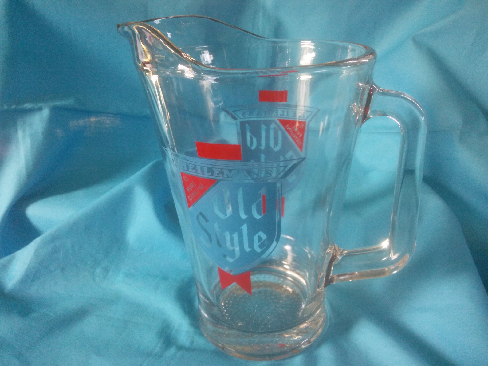 Old Style Beer Pitcher Heileman's Old Style Beer | Etsy