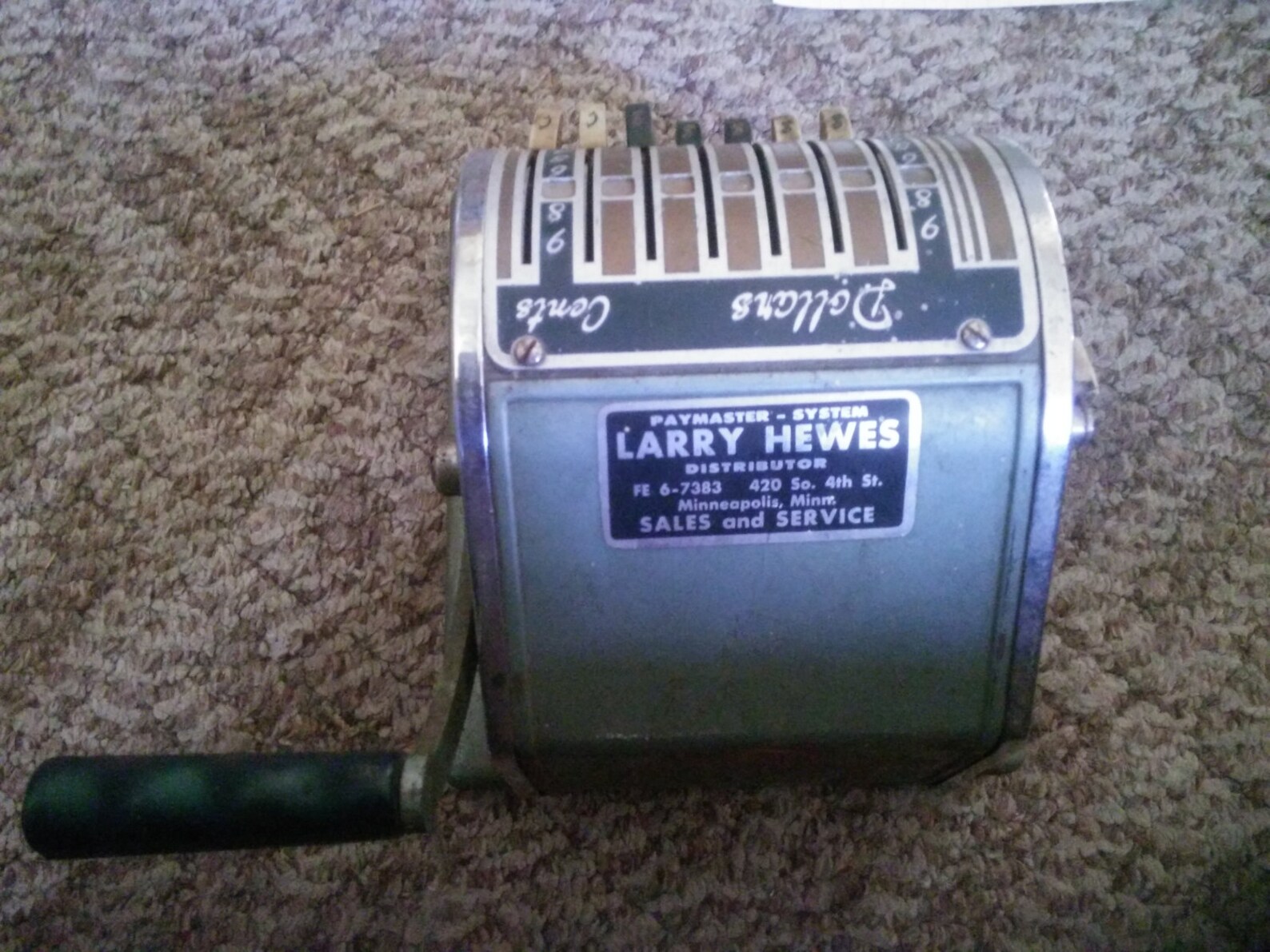 Vintage Paymaster Check Register or Check Writing Machine by | Etsy