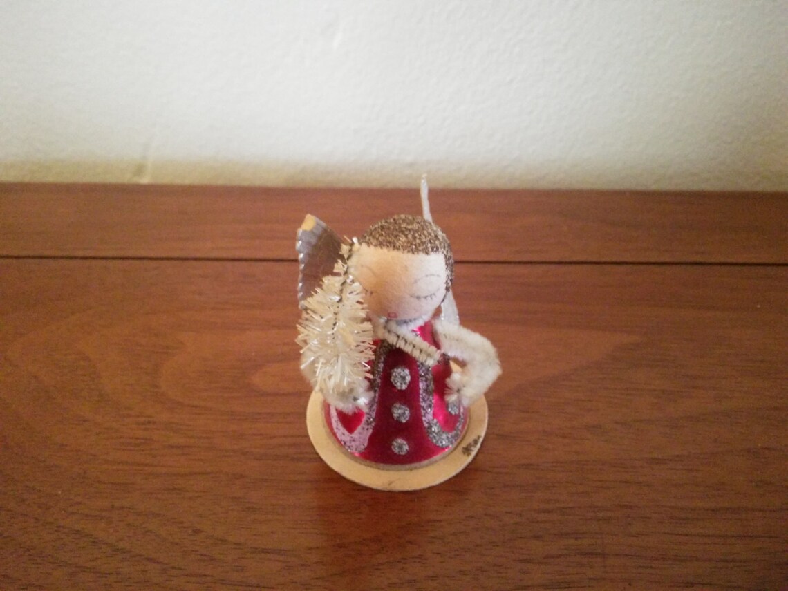 Vintage Angel Ornament Vintage Cardboard Angel Vintage - Etsy