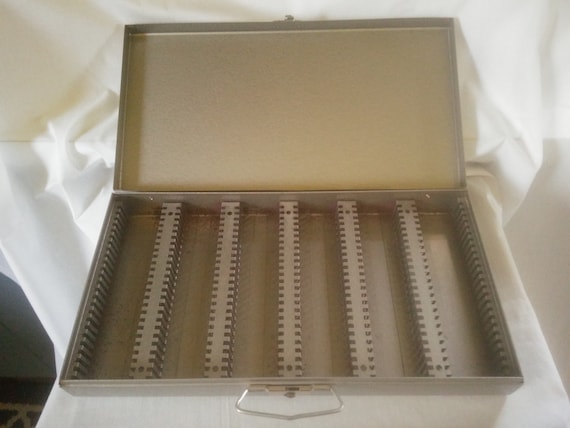 Vintage Metal Slide Box Vintage Industrial Storage Slide - Etsy