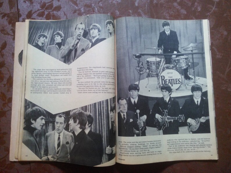Vintage Beatles Magazine Beatles Beatles Magazine - Etsy