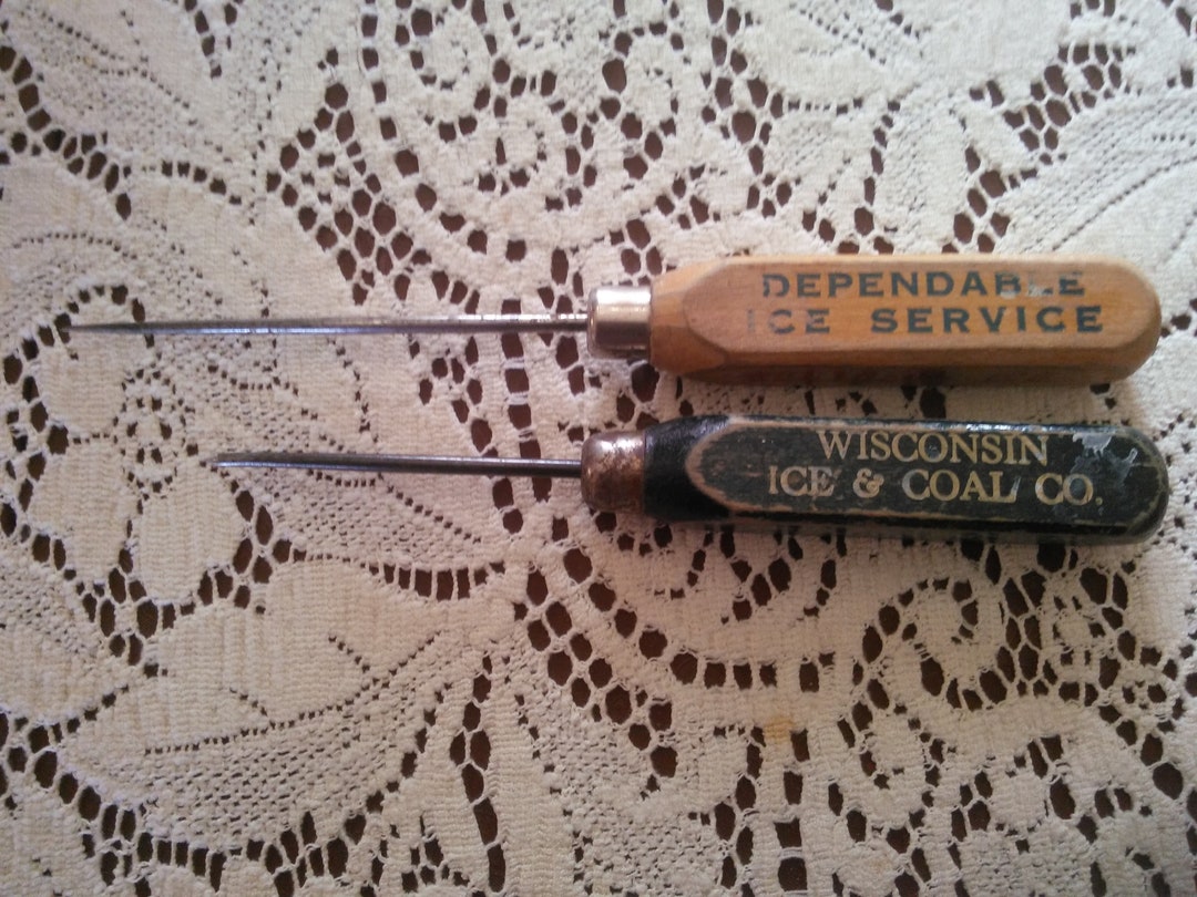 Vintage Ice Picks Ice Pick Primitive Vintage Advertising Ice Barware ...