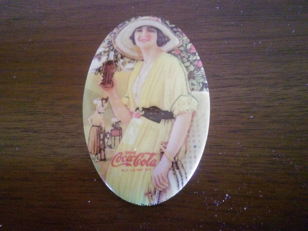 Vintage Coca Cola Pocket Mirror - Coke Mirror - Vintage Coca-cola ...