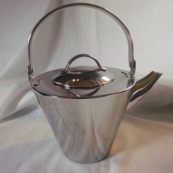 Chrome Teapot - Etsy