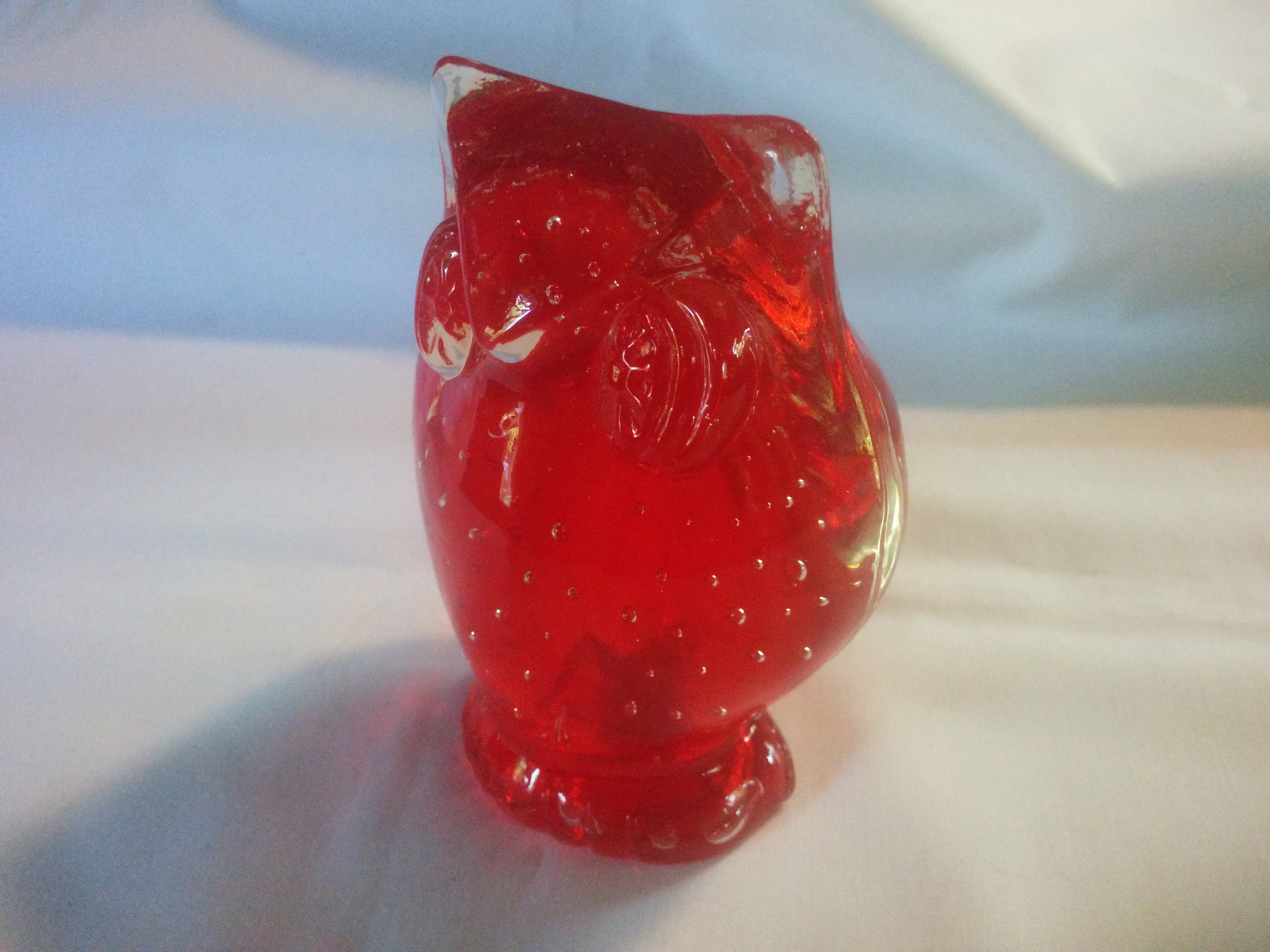Vintage Owl Paperweight - Bird Paperweight - Bird Figurine Paperweight ...