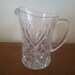 Beautiful Glass Pitcher Clear Glass Pitcher Small Pitcher - Etsy