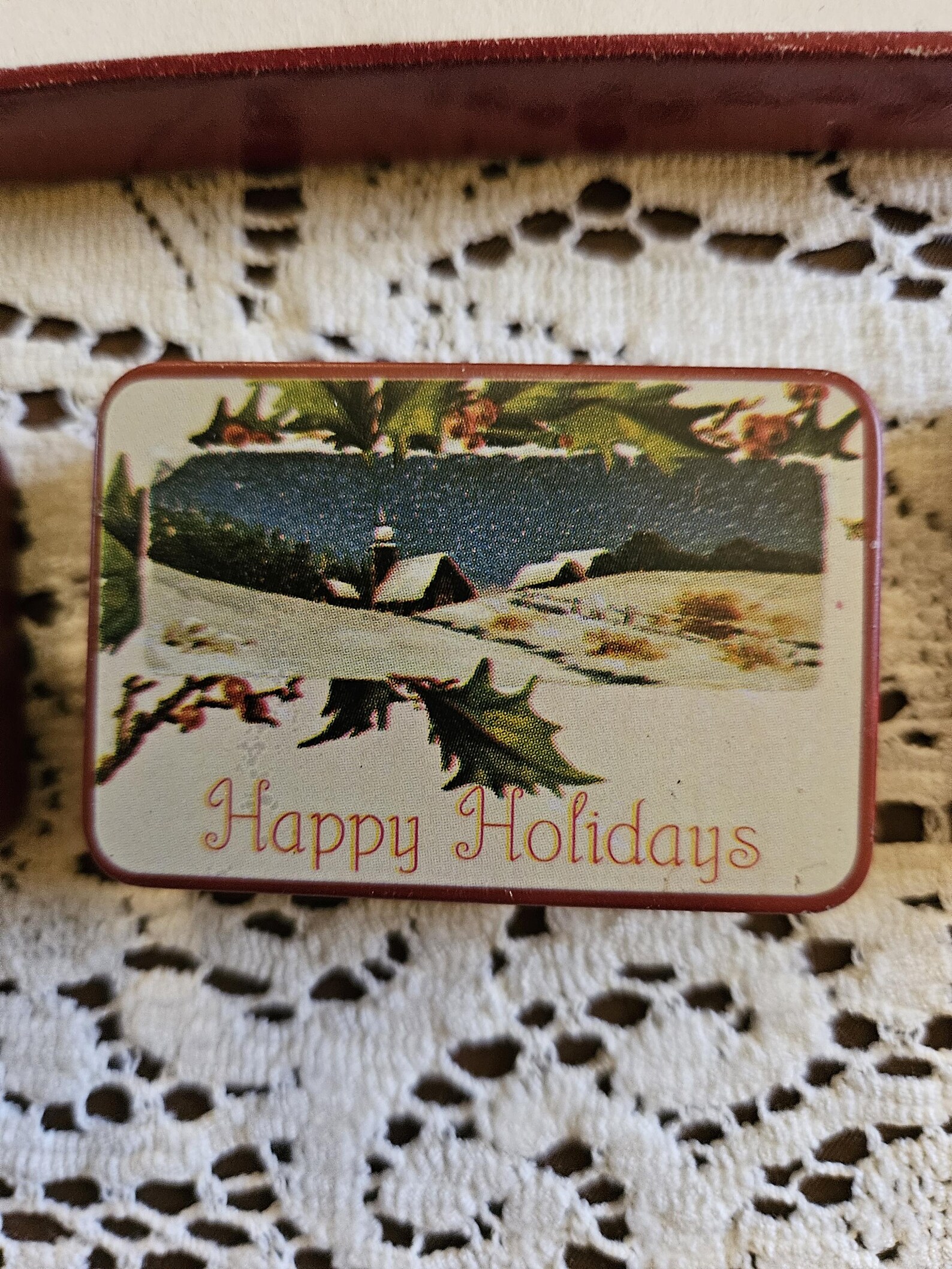 Vintage Victorian Memories Tins - Victorian Christmas Tins - Christmas ...
