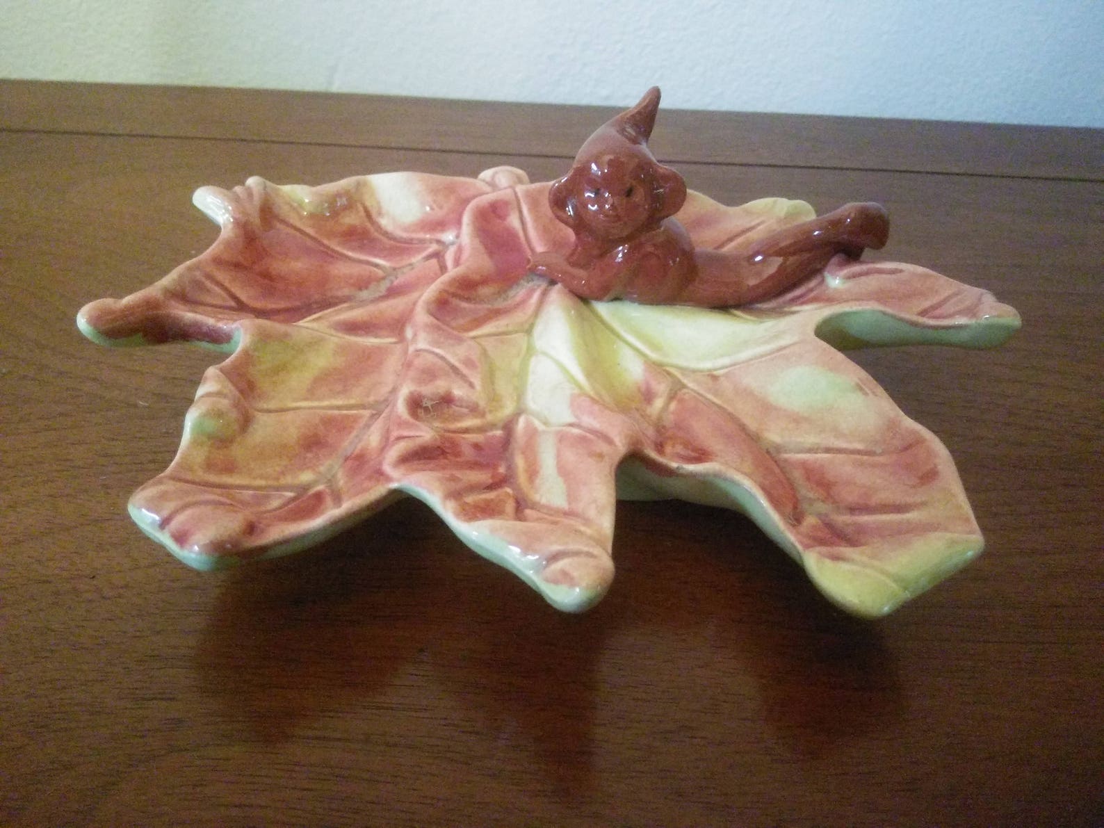 Elf Leaf Dish Leaf Dish With Elf Elf Decor Vintage - Etsy