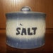 Antique Stoneware Salt Box Salt Box Vintage Stoneware Farmhouse Vintage ...