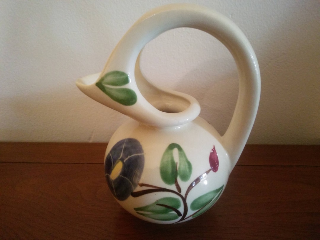 Vintage Honey Jug - Pottery Cruet - Honey Pitcher - Honey Jug - Pitcher ...