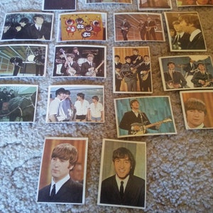 Vintage Beatles Trading Cards - Beatles Memorabilia - Trading Cards ...