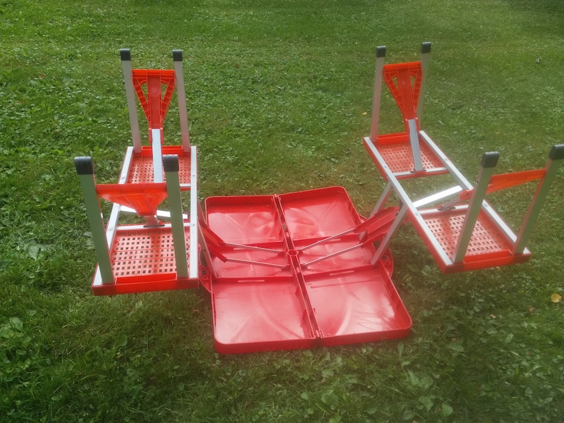 Vintage Folding Picnic Table Vintage Camping Vintage - Etsy