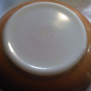 Vintage Pyrex Old Orchard Harvest Brown Fruit Nesting Mixing Bowl ...