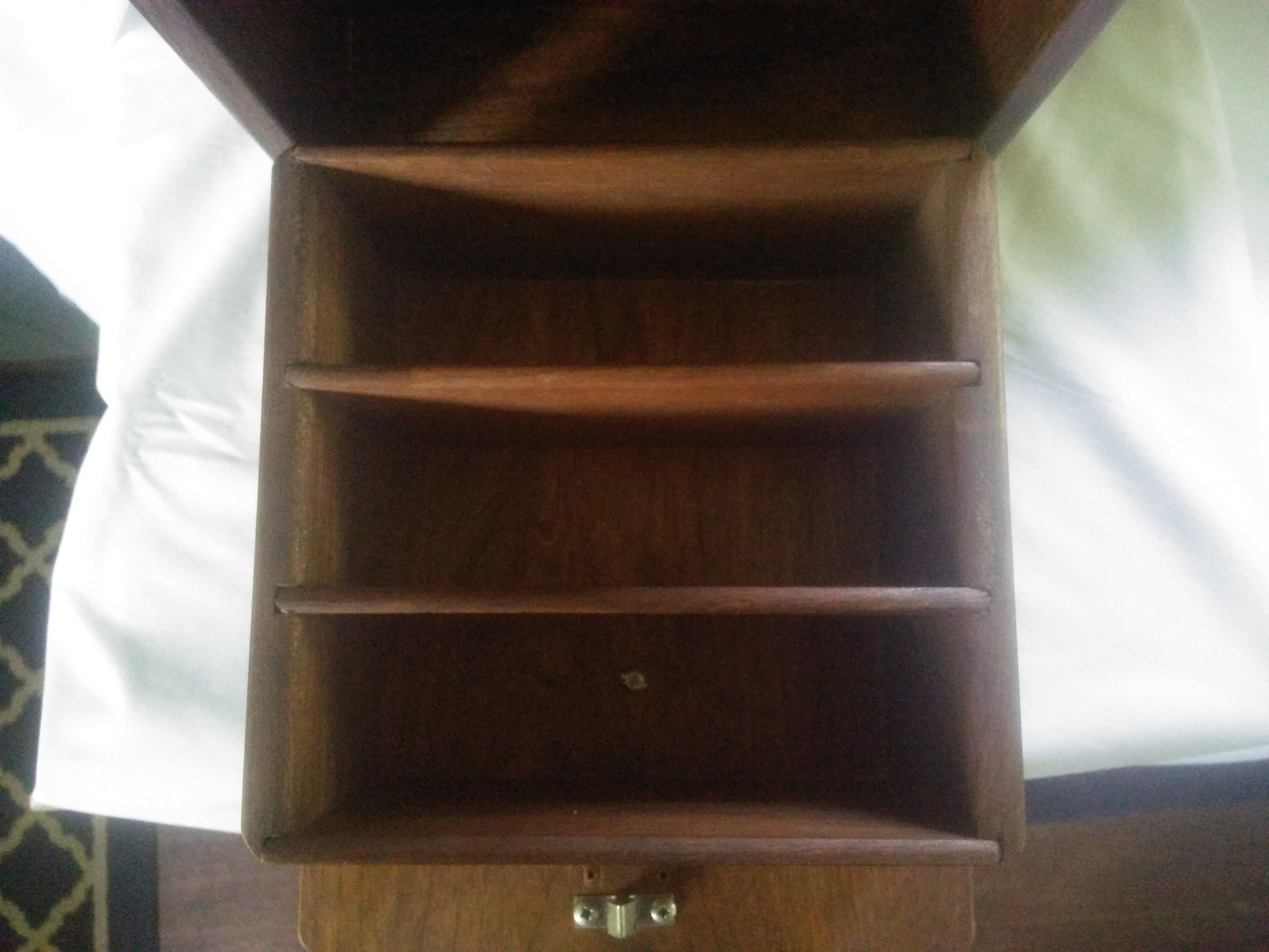 Vintage Wood Recipe Box Wood Storage Box Wood Box Unique | Etsy