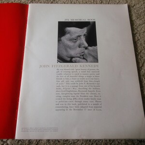 JFK Memorial Book Look Magazine - Look Magazine - Kennedy Memorabilia ...