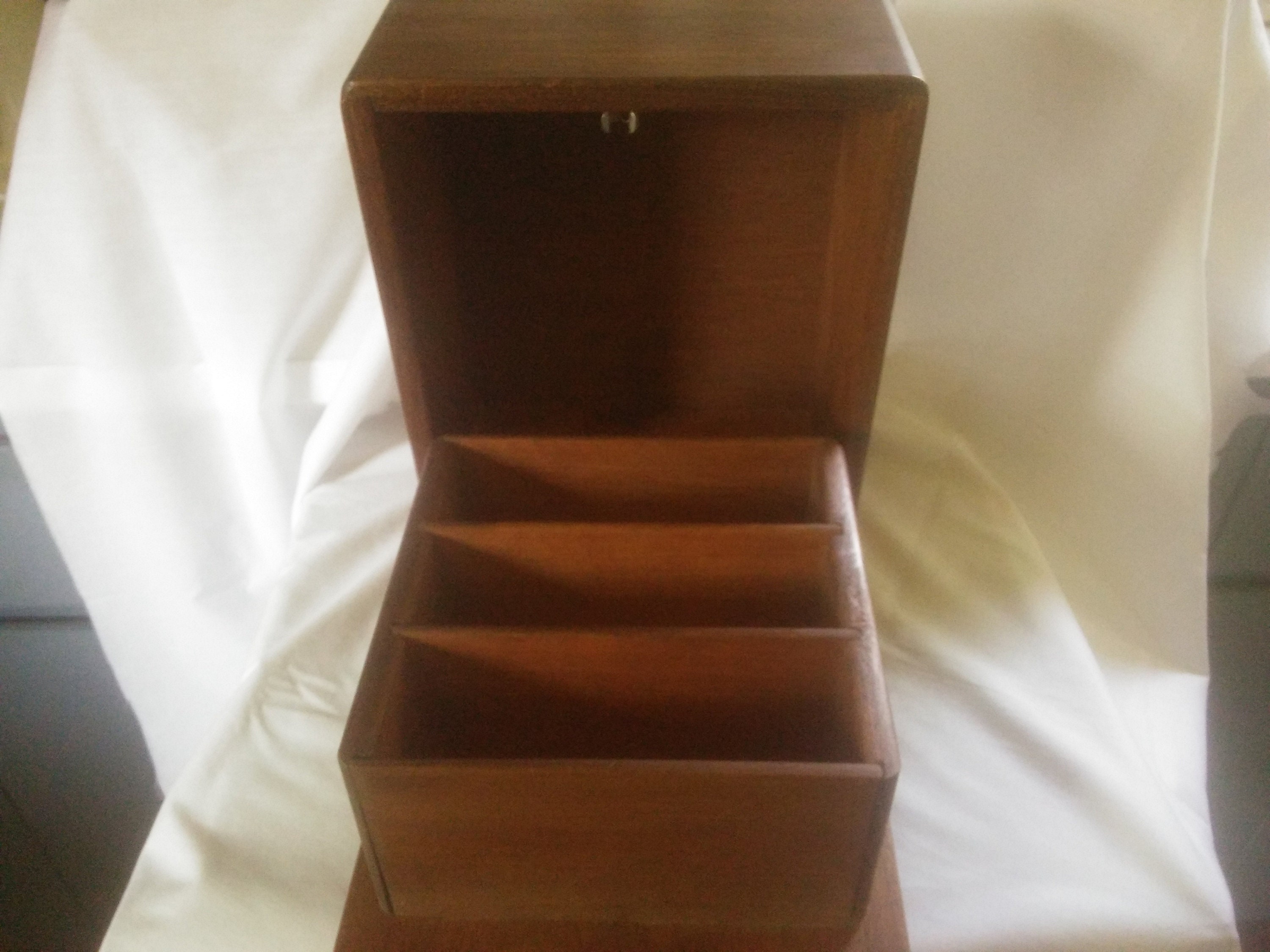 Vintage Wood Recipe Box Wood Storage Box Wood Box Unique | Etsy