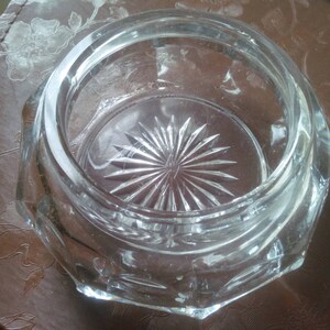 Vintage Powder Jar With Lid - Heisey Powder Jar - Covered Jar - Crystal ...