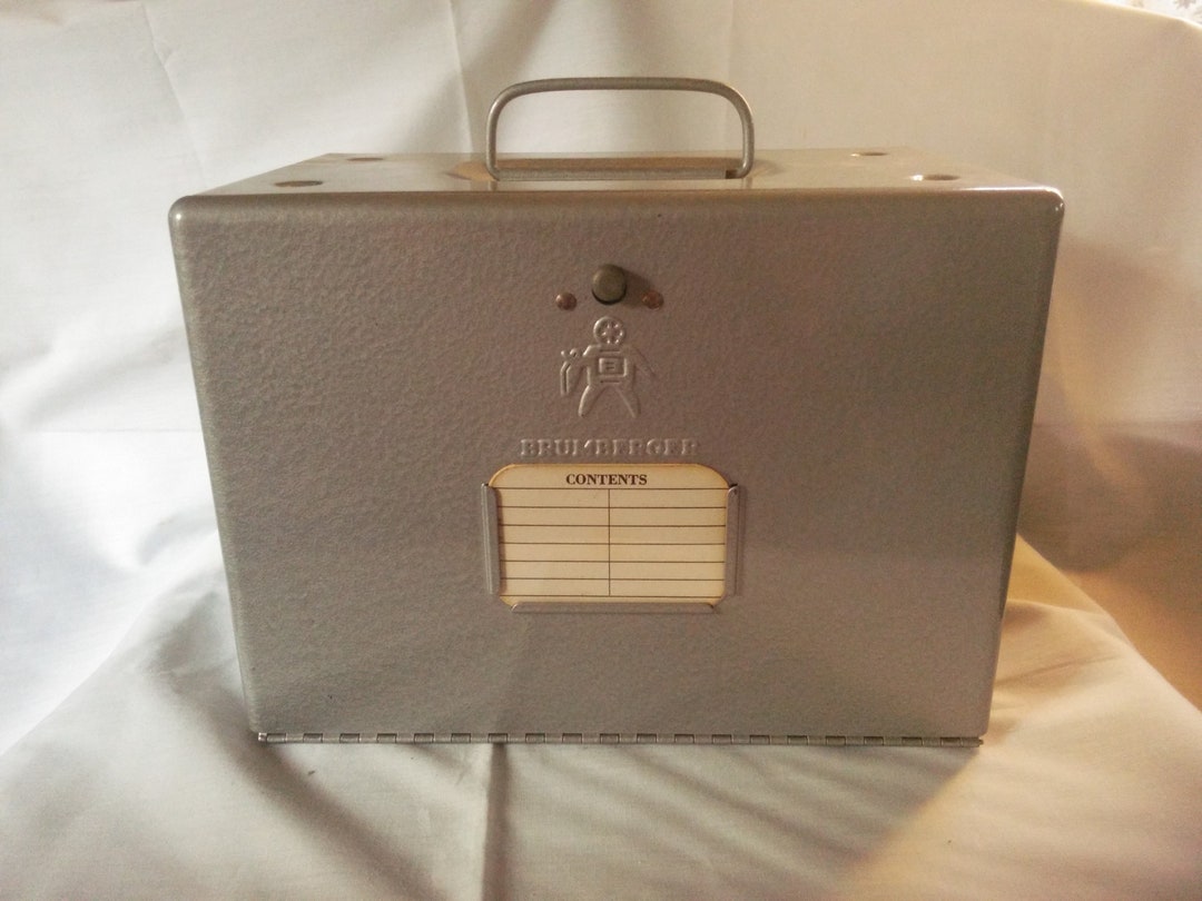 Vintage Metal Film Reel Box - Vintage Industrial Storage - Film Reel ...