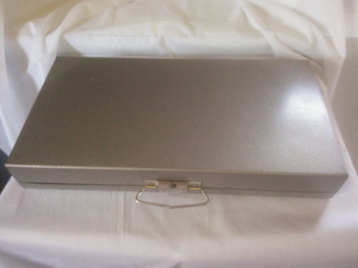 Vintage Metal Slide Box Vintage Industrial Storage Slide - Etsy