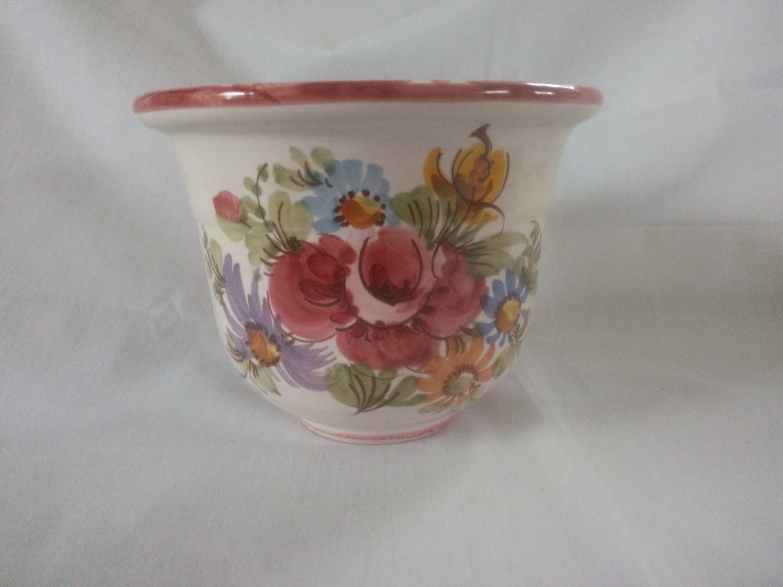 Vintage Pottery Flower Pot Vintage Garden Decor Vintage | Etsy