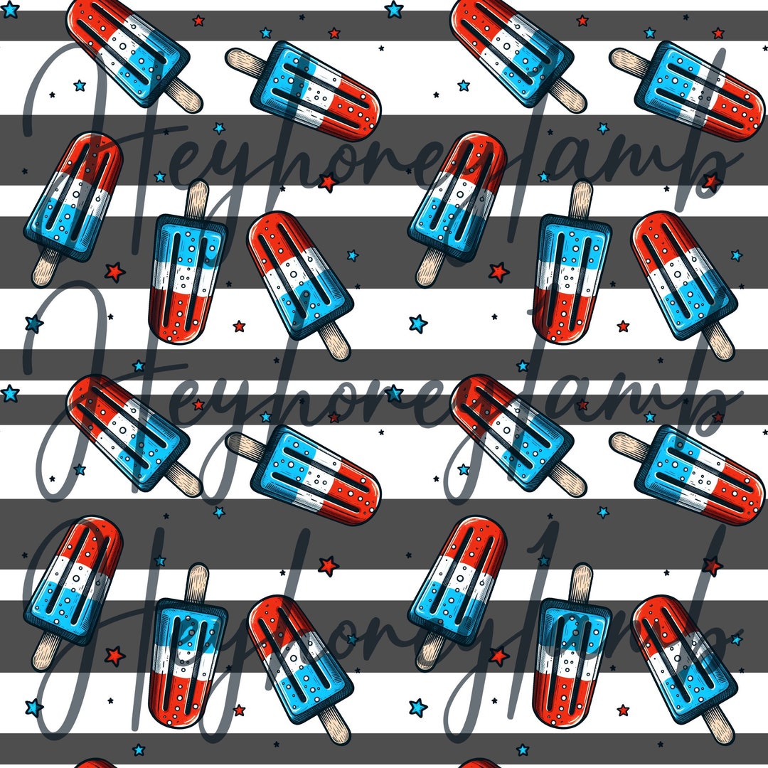 Popsicle | Fourth of July | Summer | Bomb Pop | Vacation | Fireworks ...