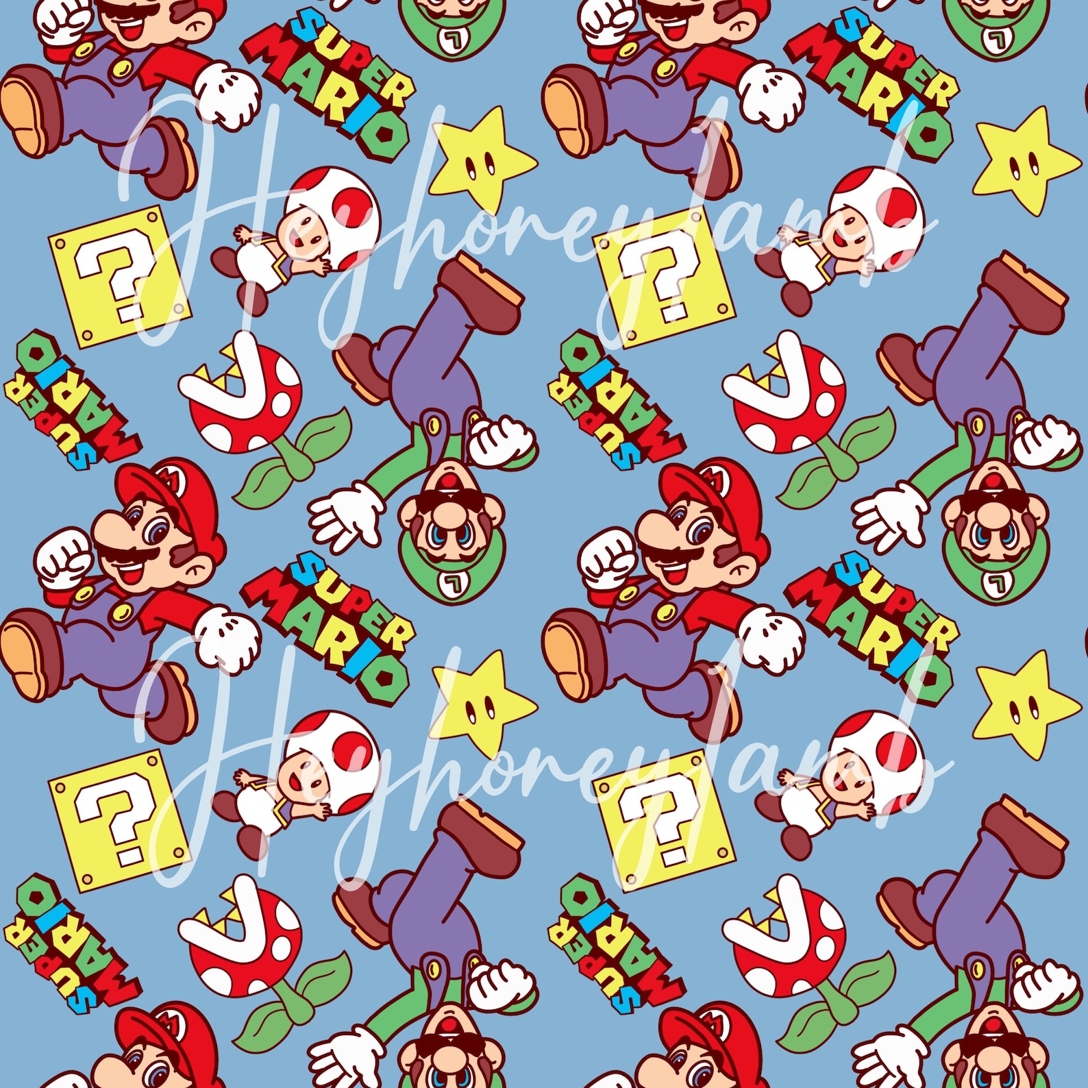 Mario | Luigi | Toad | Nostalgia | Video Games | Gamer | Seamless ...