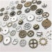 Metal Mechanical Cogs Gears Mini Size Random Alloy Charm Steampunk ...